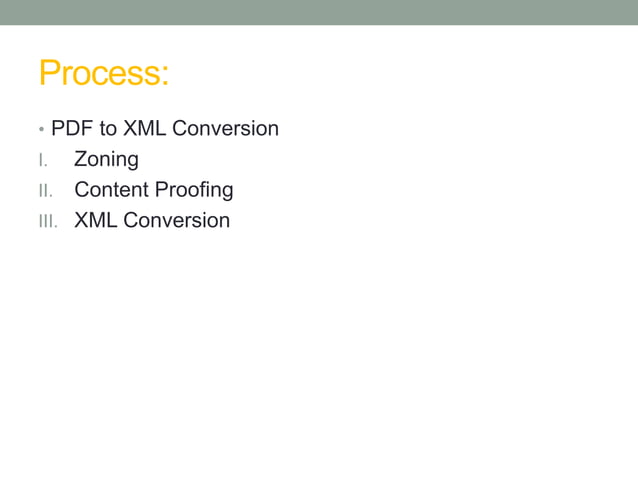 Project Overview xml | PPT
