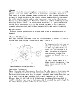 01 Mecanum Project Report | DOCX
