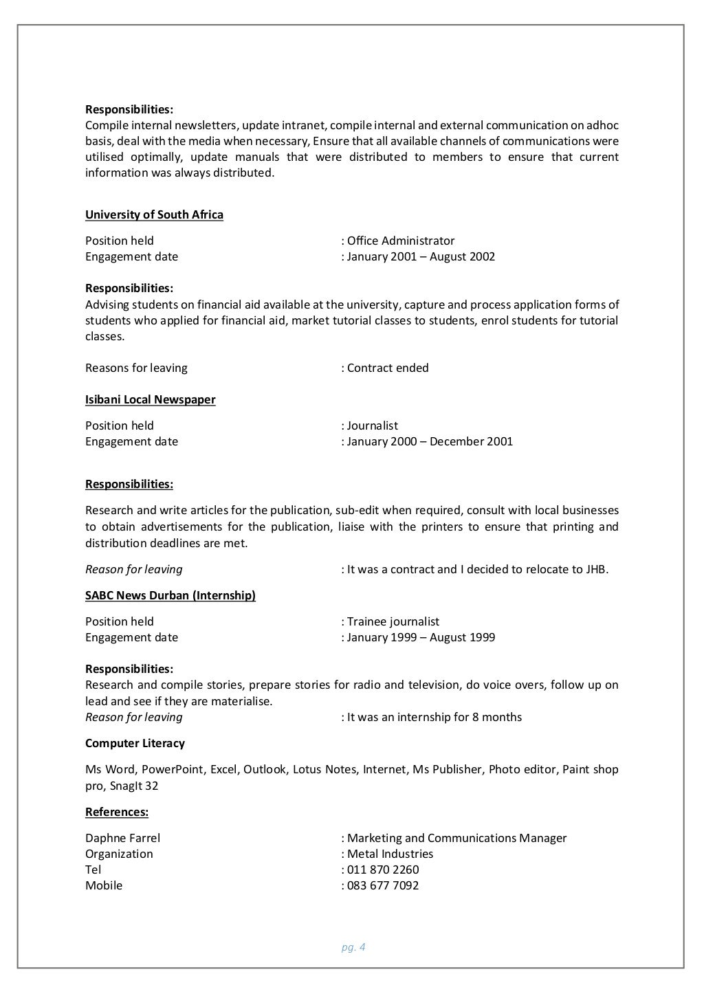 CV_Thokozani Dlamini