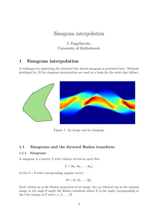 SinogramReconstruction | PDF