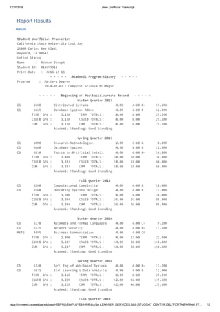 Transcript | PDF | Undergraduate Education | College Education