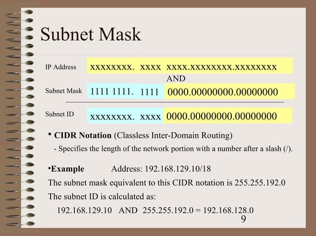 IP Addressing and subnetting | PPT | Computer Networking | Computing