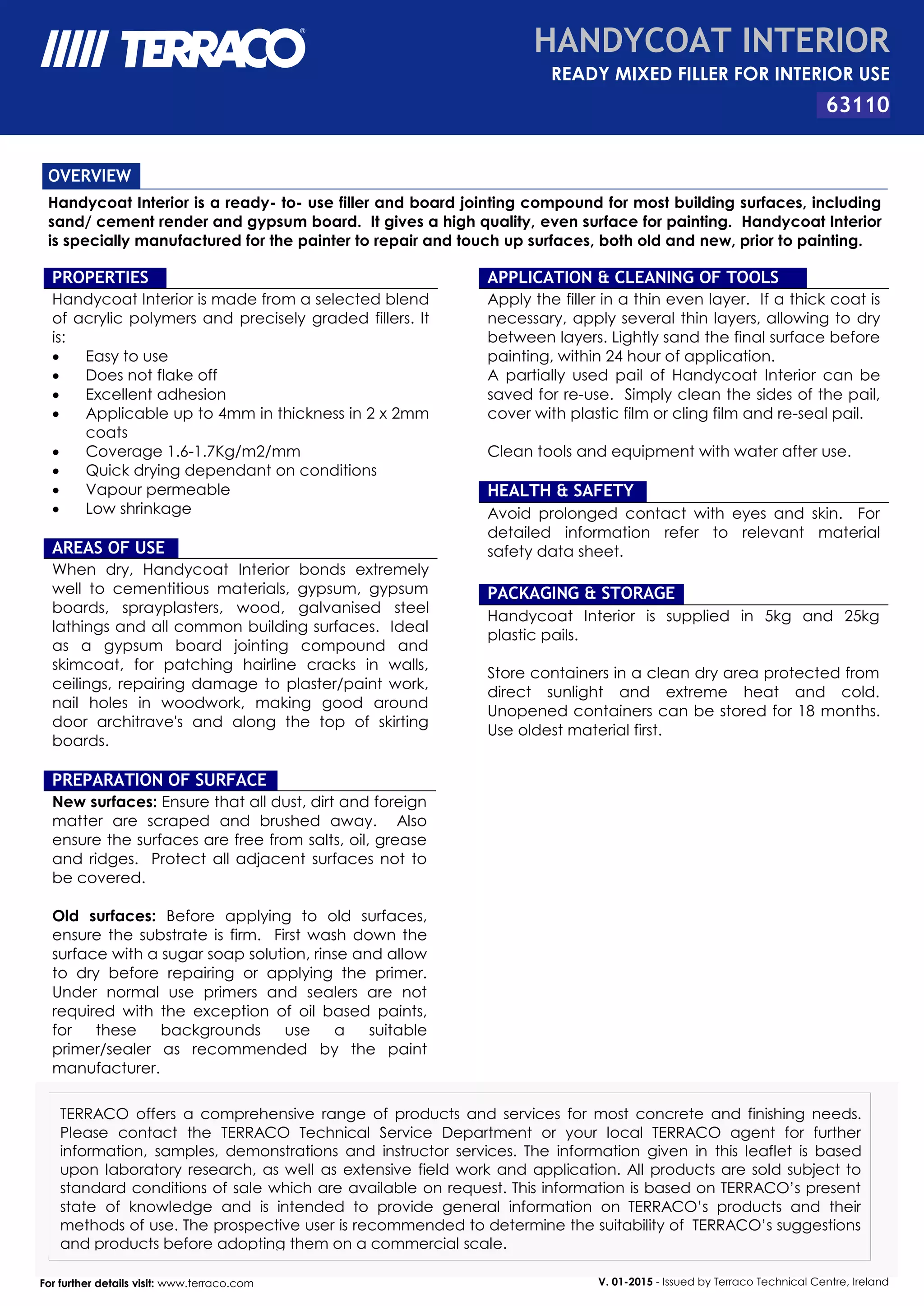 63110 Handycoat Interior | PDF