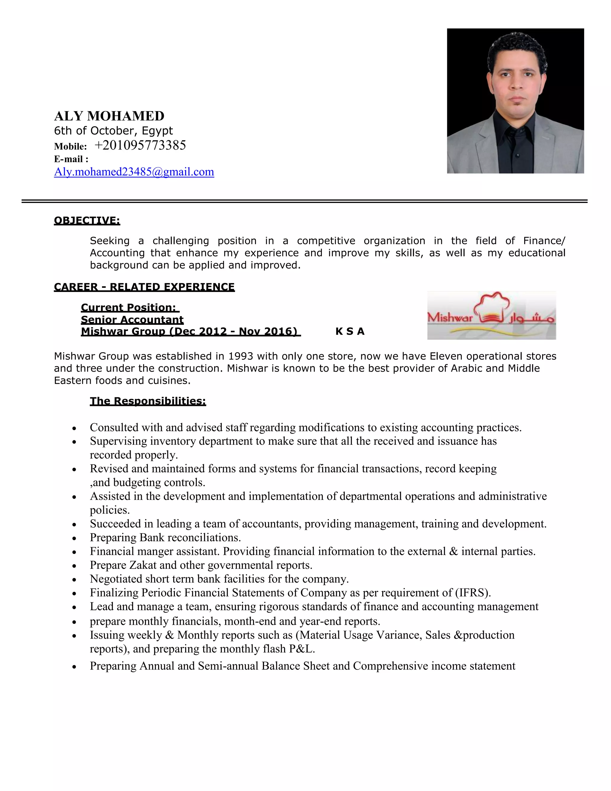 Aly CV | PDF