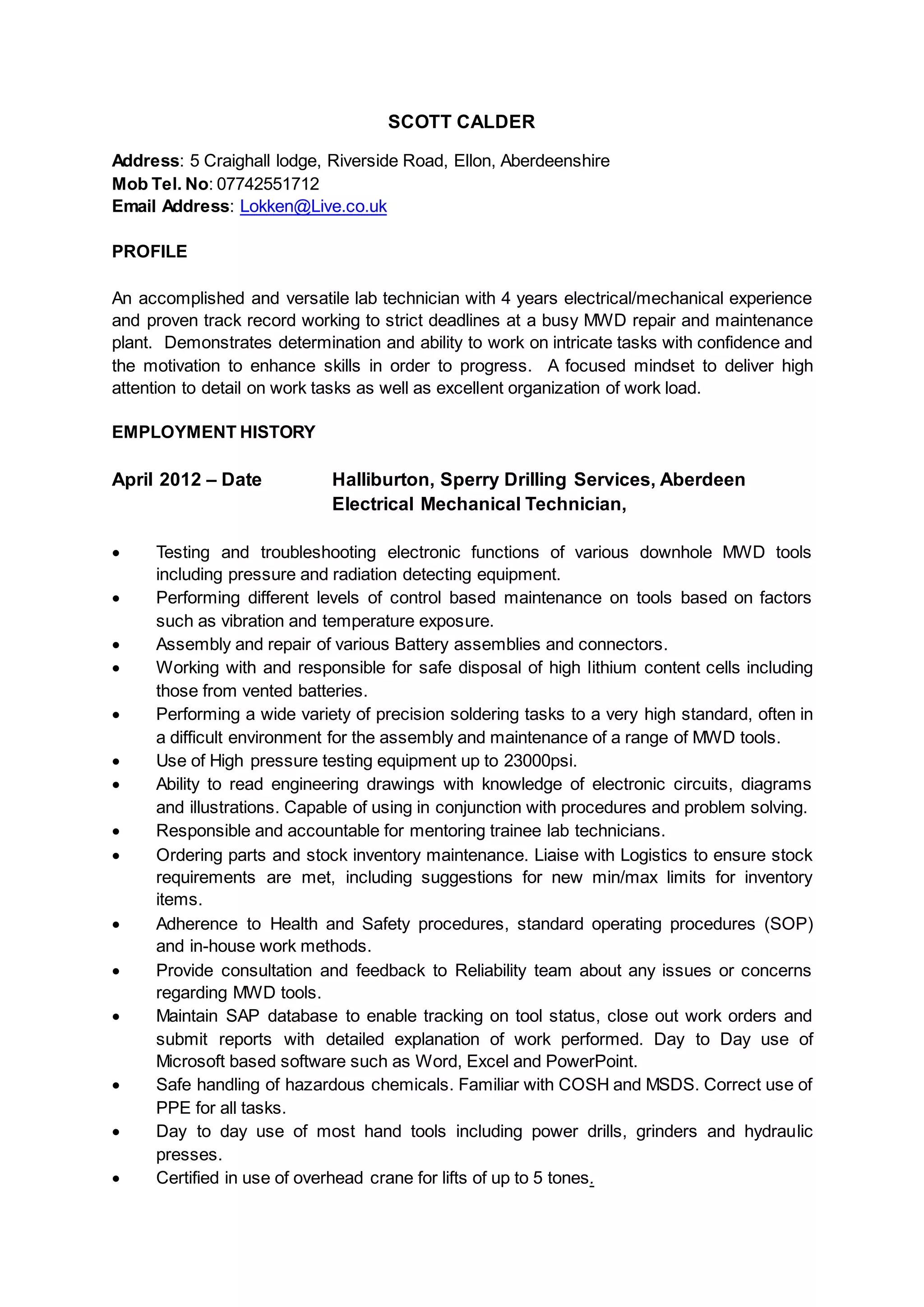 Scott Calder CV (2) | DOCX