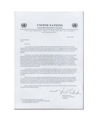 UN recommendation letter | PDF