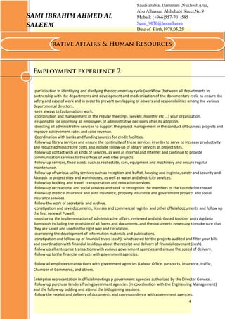 Sami Al Saleem-Resume 2016. | DOC