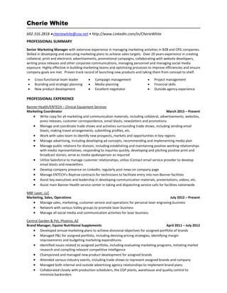 Cherie_White_Resume_2015 | PDF