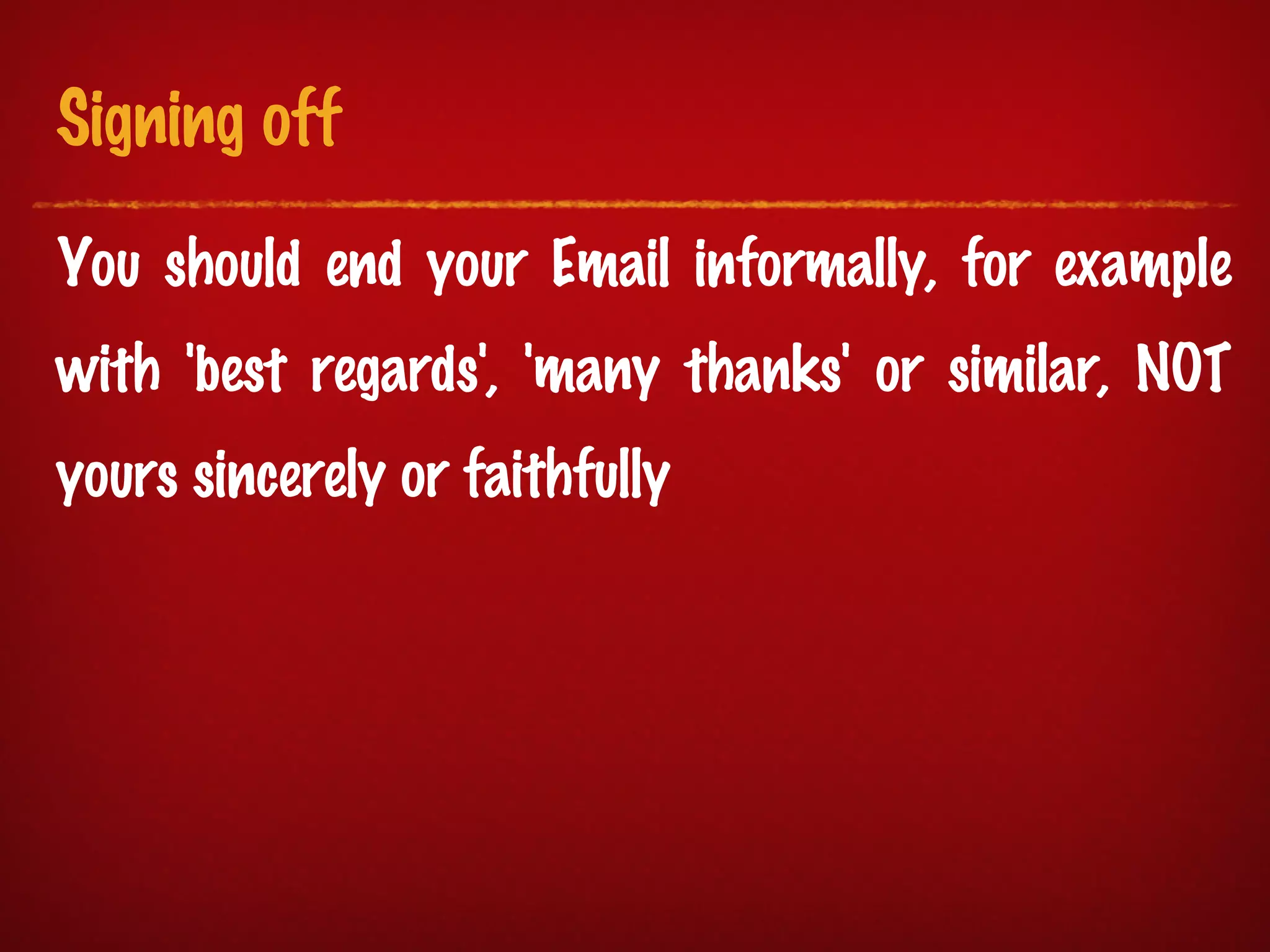Improving your Email presentation | PDF