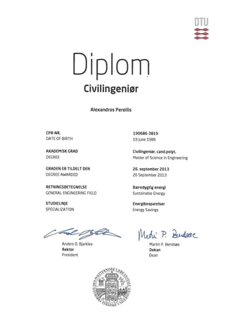 MSc degree A Perellis | PDF