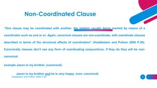 canonical clauses | PPT