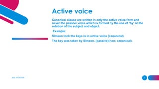 canonical clauses | PPT