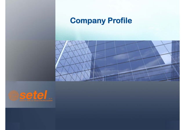 Company Profile Setel_Eng | PPT
