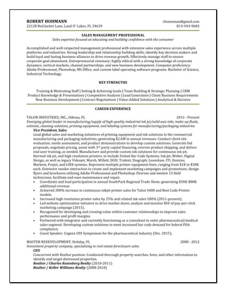 hohmann robert resume 2 | PDF