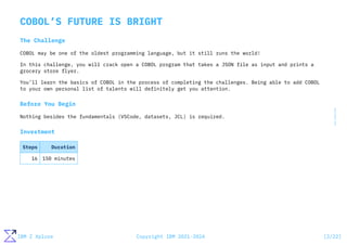 JSON Processing using mainframe COBOL version 6 | PPT