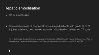 Liver trauma | PPTX