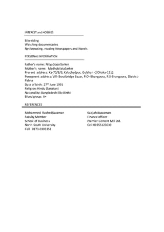 taposh sarker Major Management Information System. | DOCX | Technology & Computing