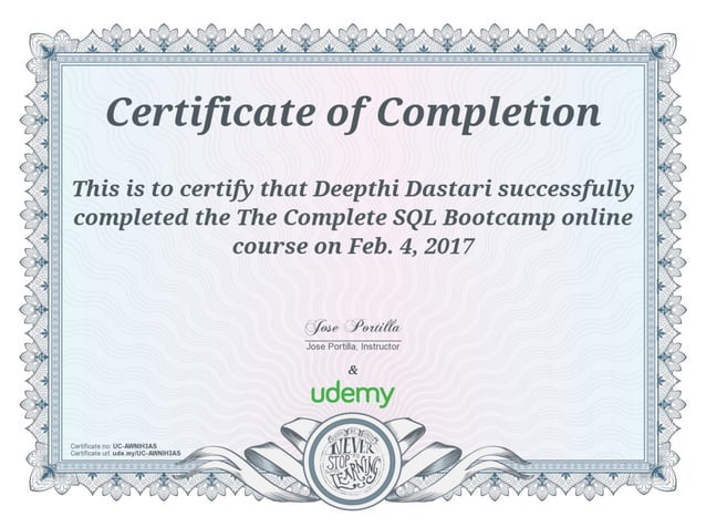 CompleteSQlBootcamp | PPT