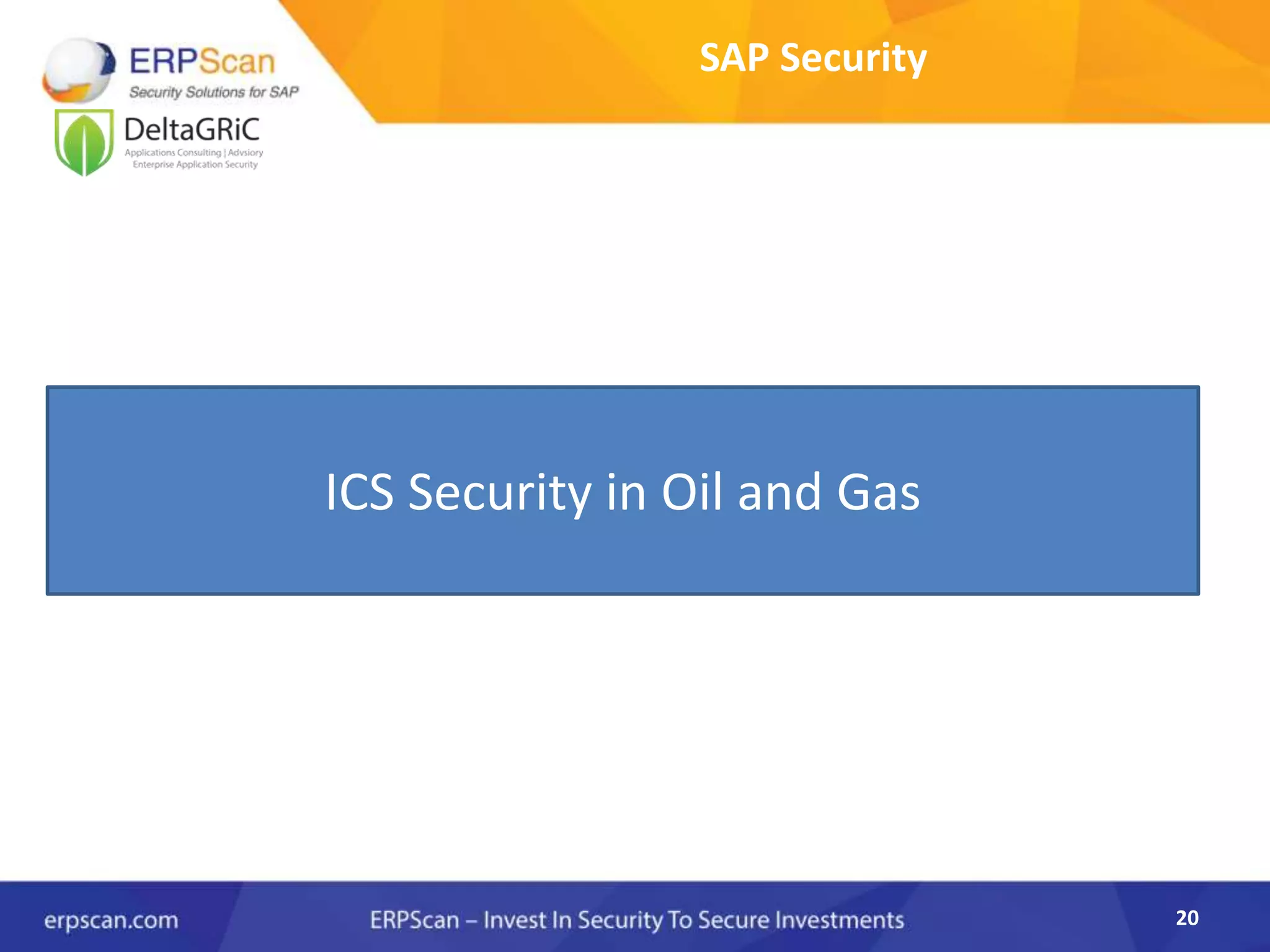 Cybersecurity in Oil Gas Industry | PPTX