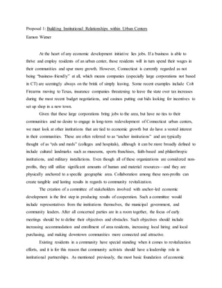 Institutional Partnership Proposal | DOCX