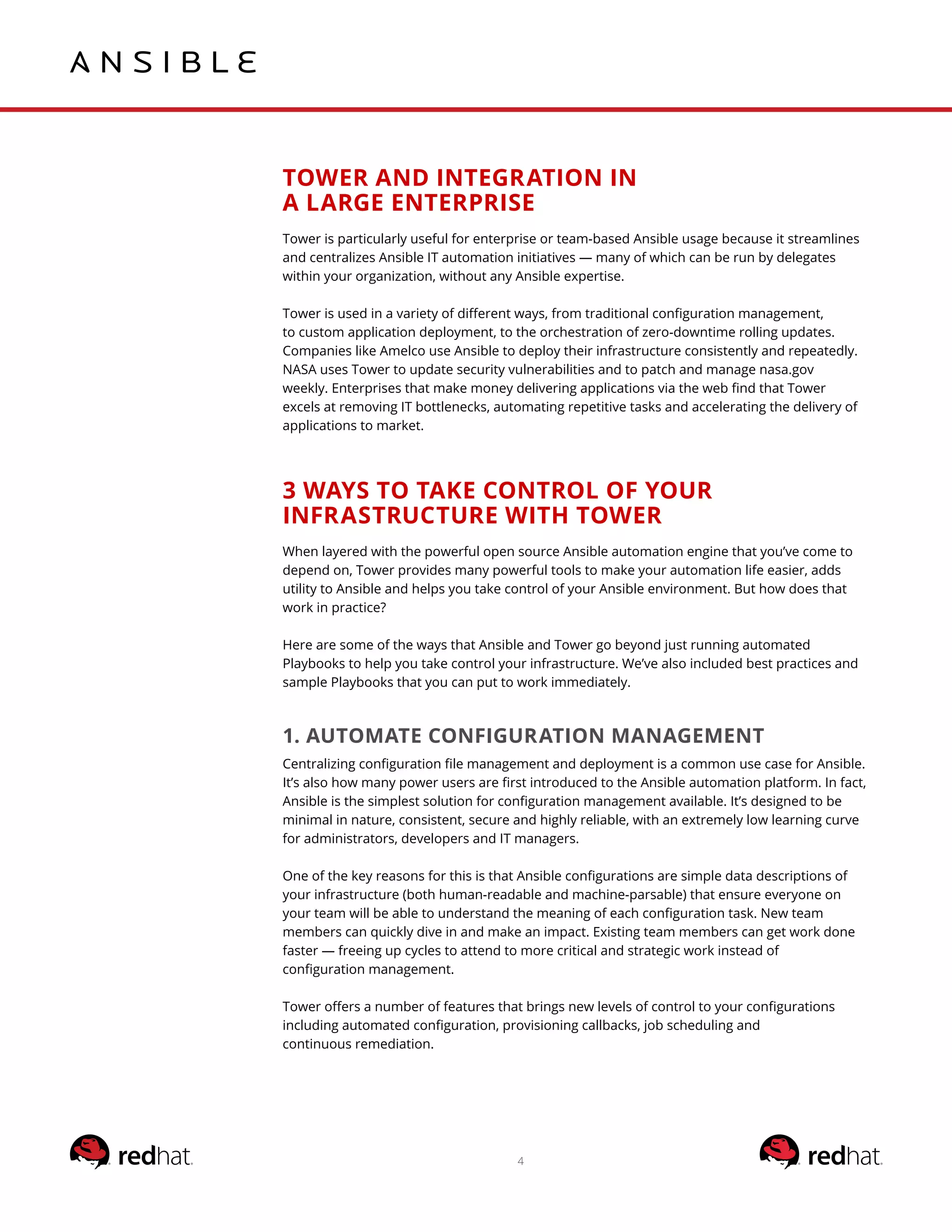 Control-with-Ansible-Tower | PDF