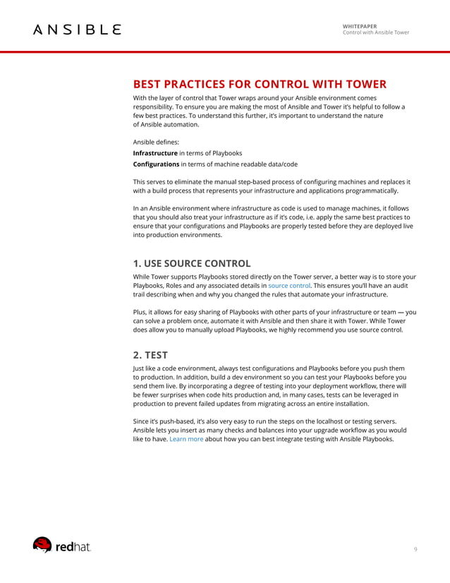Control-with-Ansible-Tower | PDF