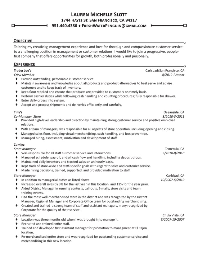 Lauren Resume-2 | PDF