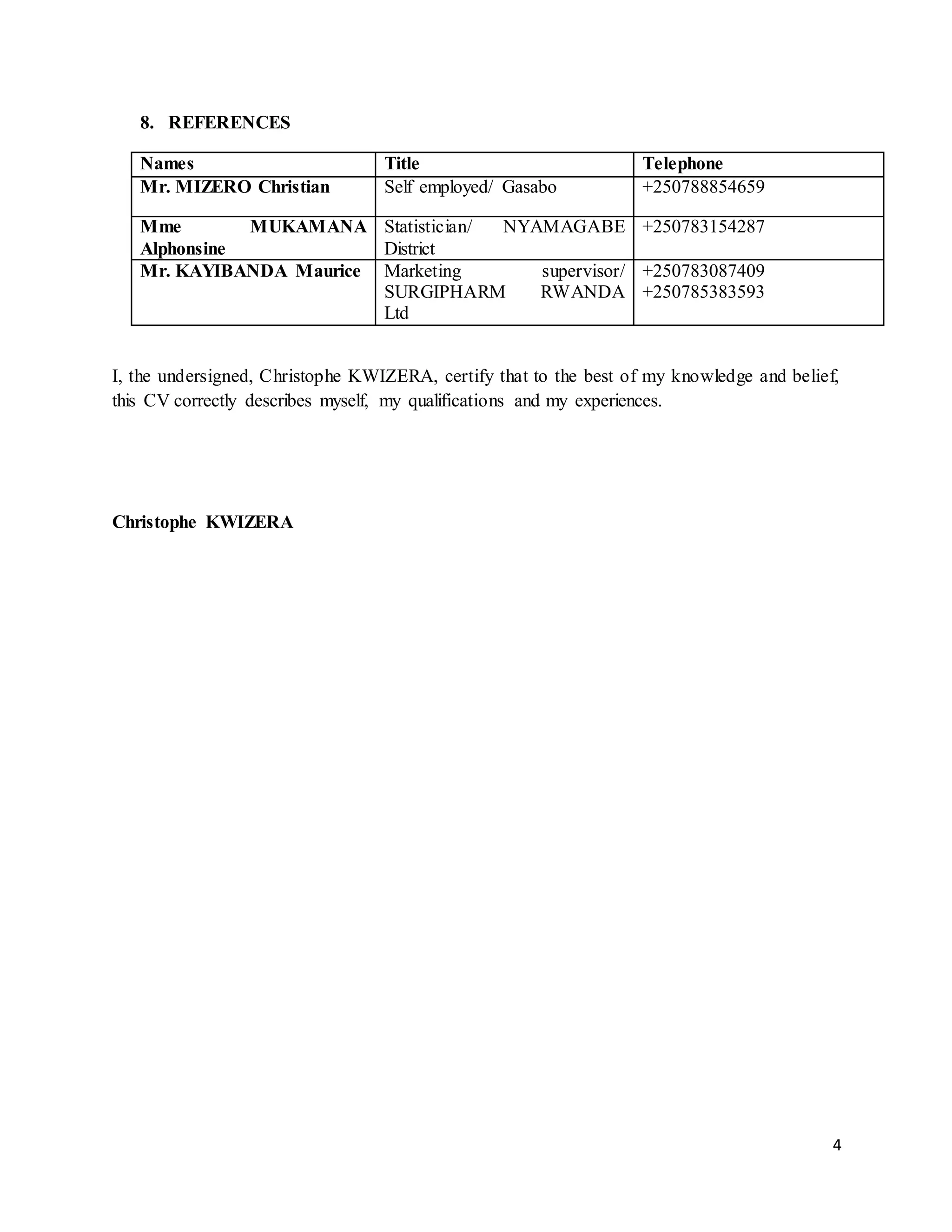 cv chriss updated 2015 | DOCX | Agriculture | Industries