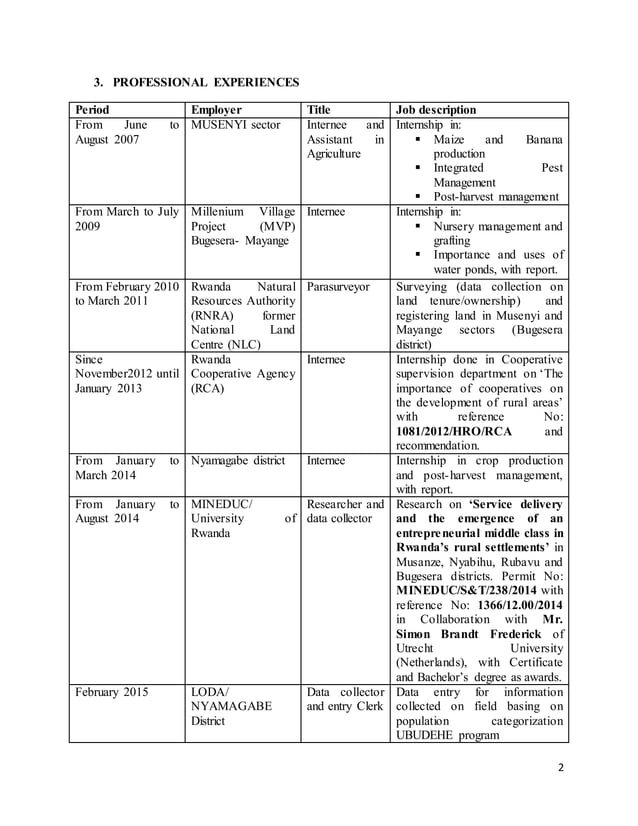 cv chriss updated 2015 | DOCX | Agriculture | Industries