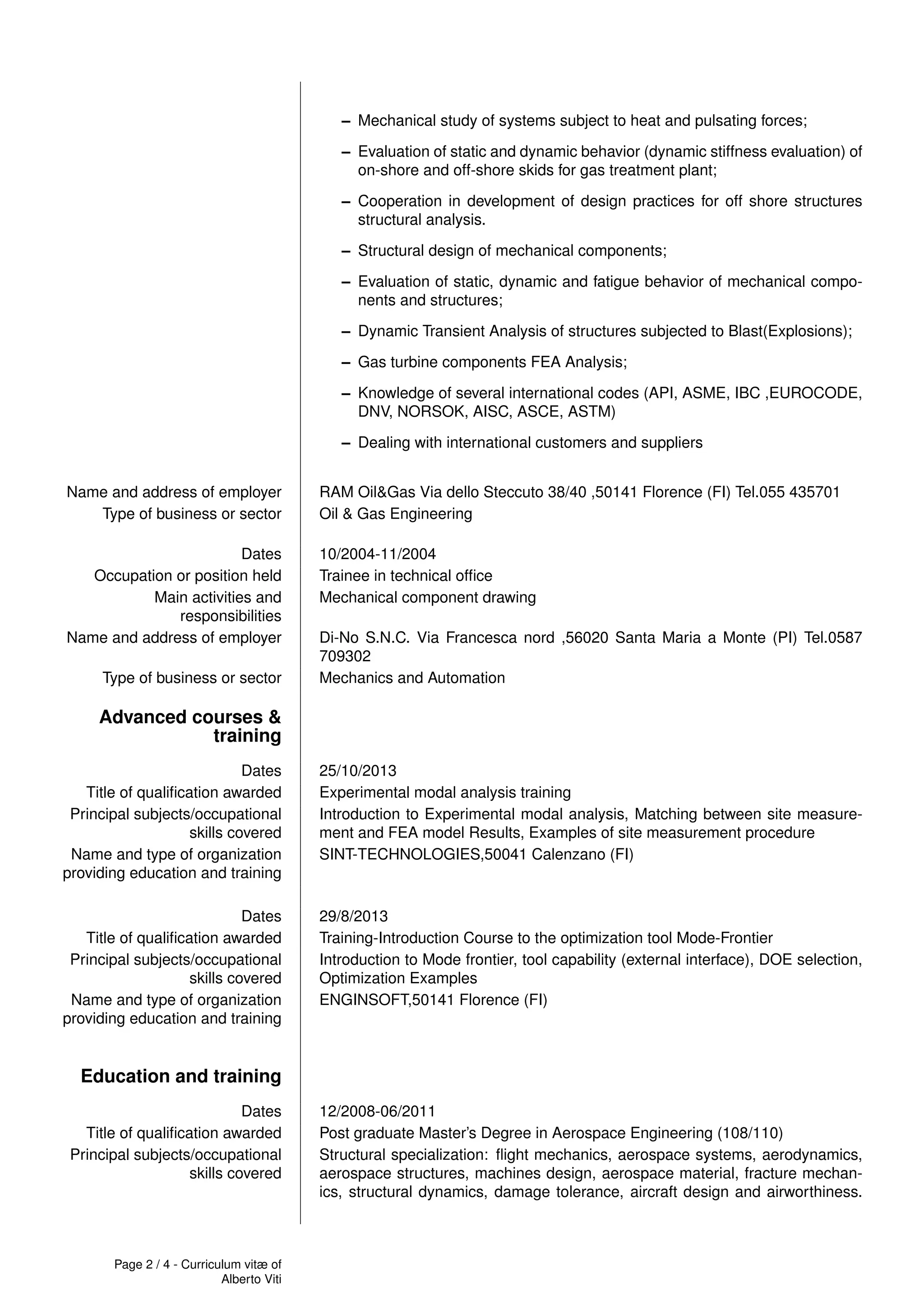 CV_Viti_Alberto | PDF