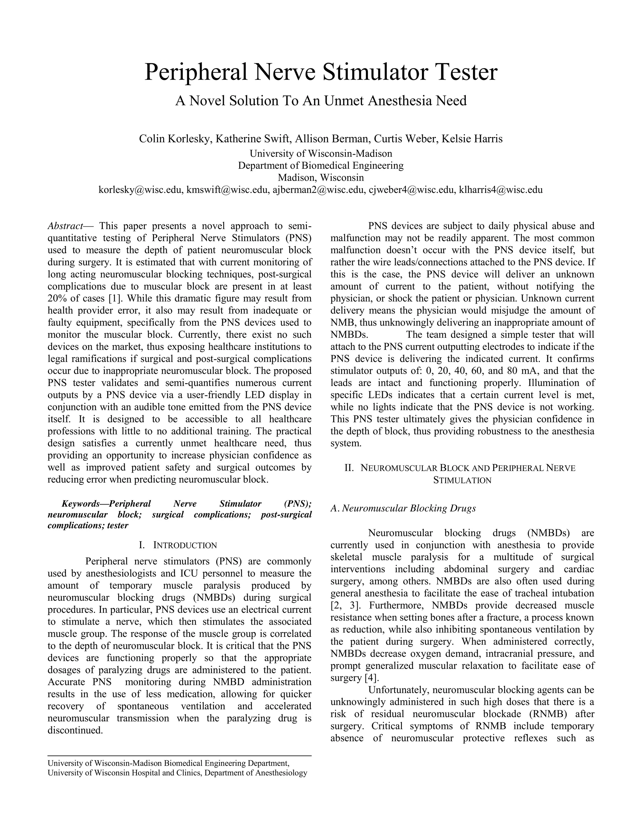 Final_Report-PNS_Tester | PDF