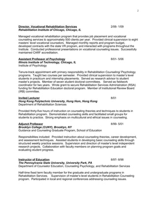 Bard CV 1.16 | Professional School | Postgraduate Education