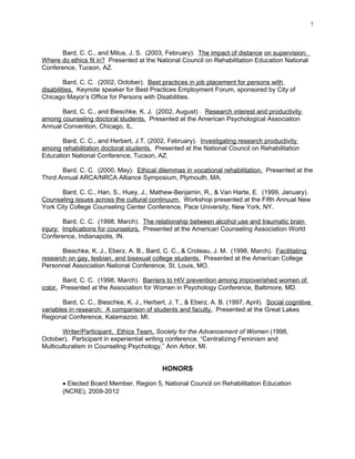 Bard CV 1.16 | Professional School | Postgraduate Education