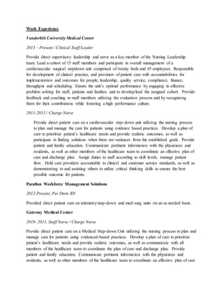 DONNA RESUME 2016 | DOCX