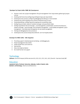 Manasa Resumedocx | DOCX | Technology & Computing