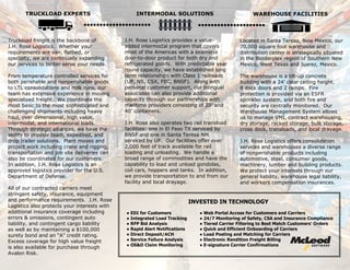 JH Rose Logistics - Let Us Serve You | PDF