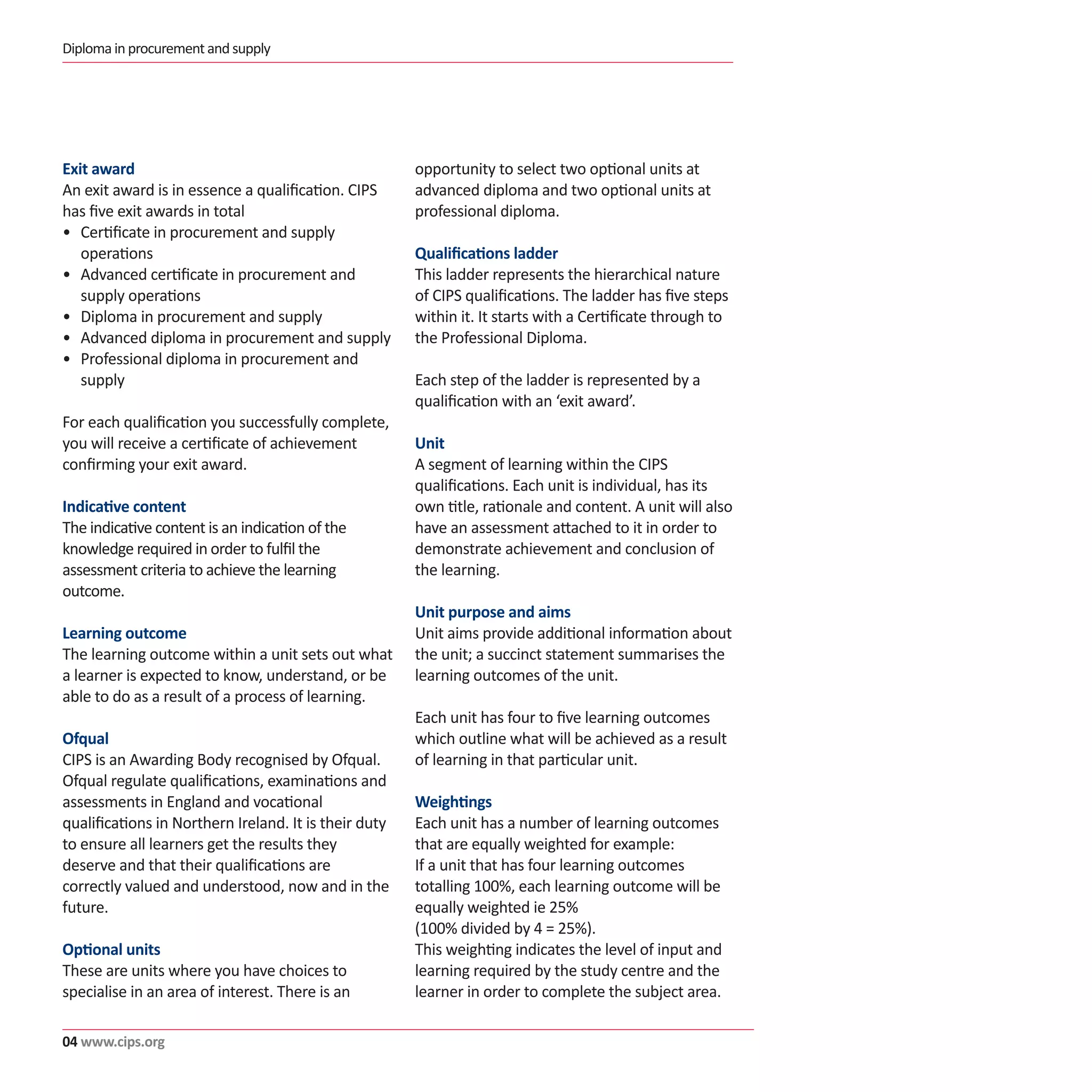 CIPS - Diploma Guide | PDF