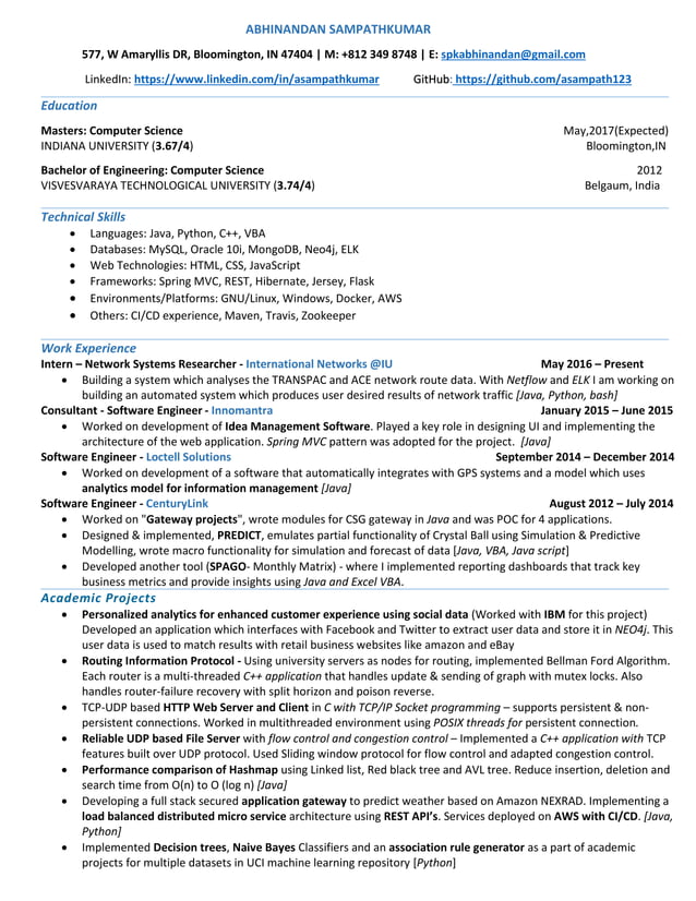 Resume_GD | PDF | Programming Languages | Computing