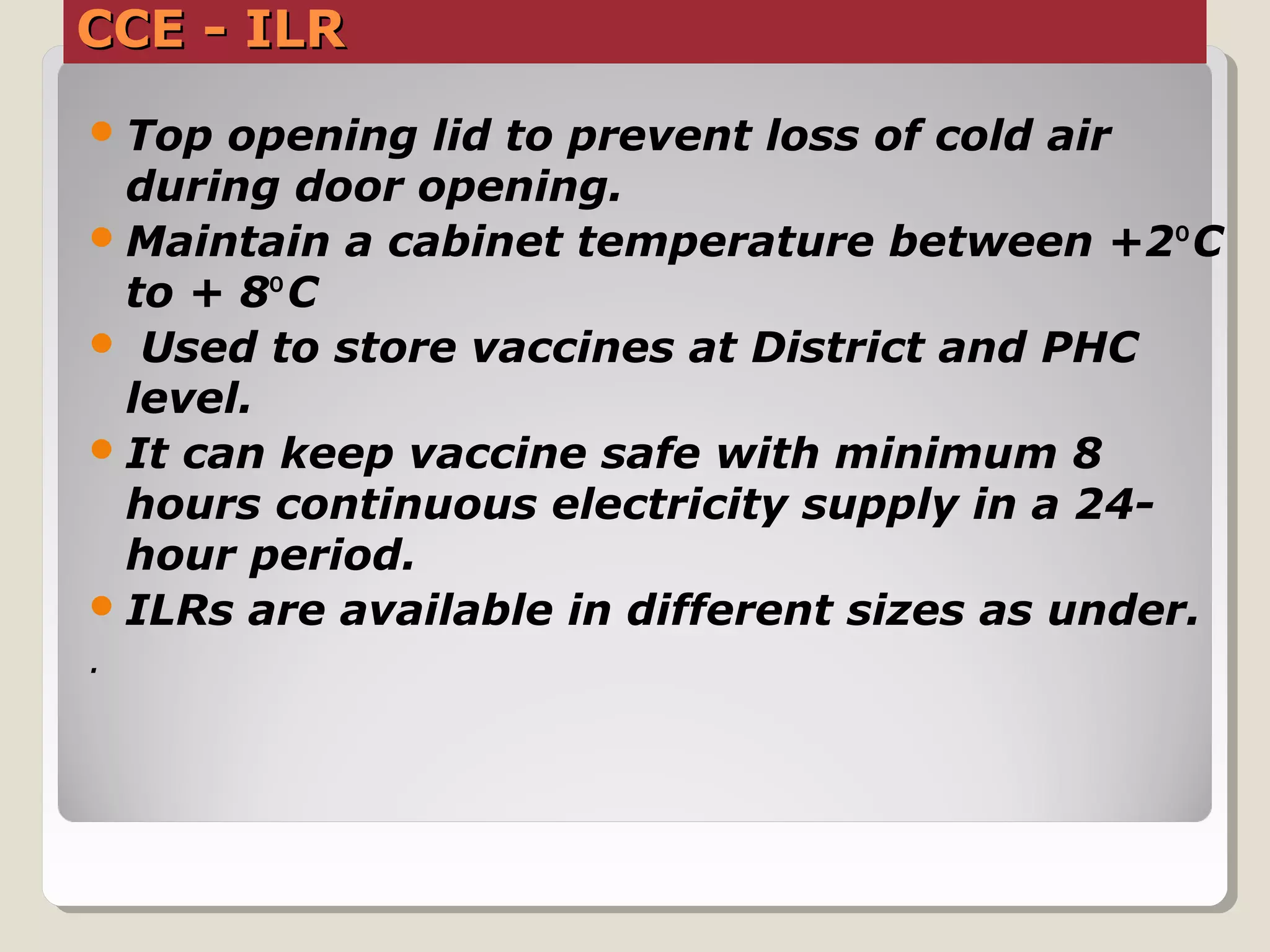 Cold chain equipment | PPT