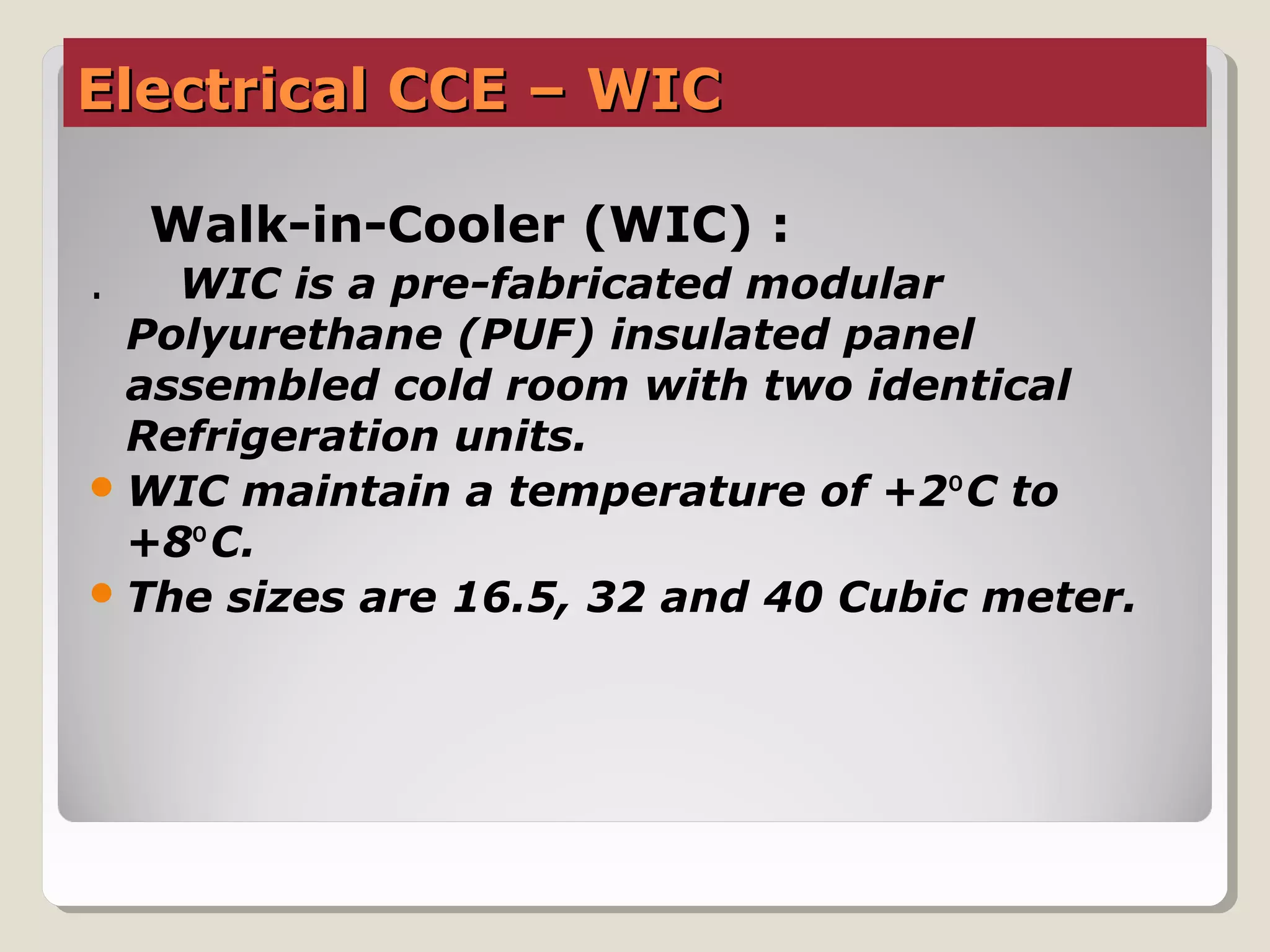 Cold chain equipment | PPT