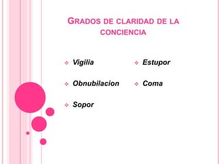 Conciencia y Atención | PPTX