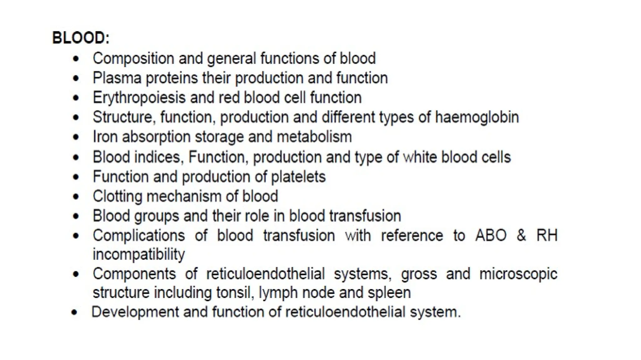 DPT - Physiology - II (Blood Physiology) - Topic descriptions | PPTX ...