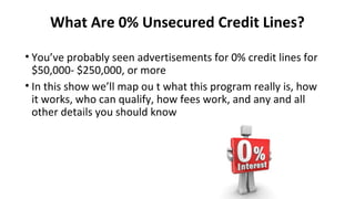 0% Credit Lines Exposed | PPT