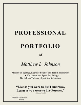 Coaching Portfolio | DOCX