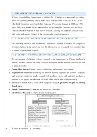Marketing Research - Walmart A Case Study | DOCX