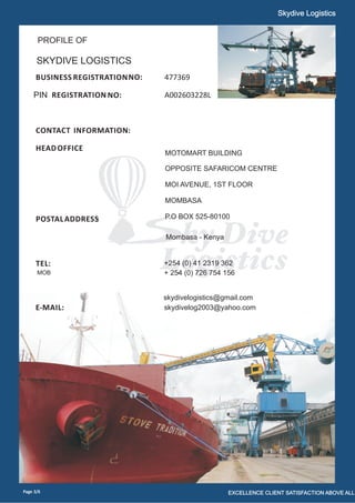 Sky dive Company Profile-1 | PDF