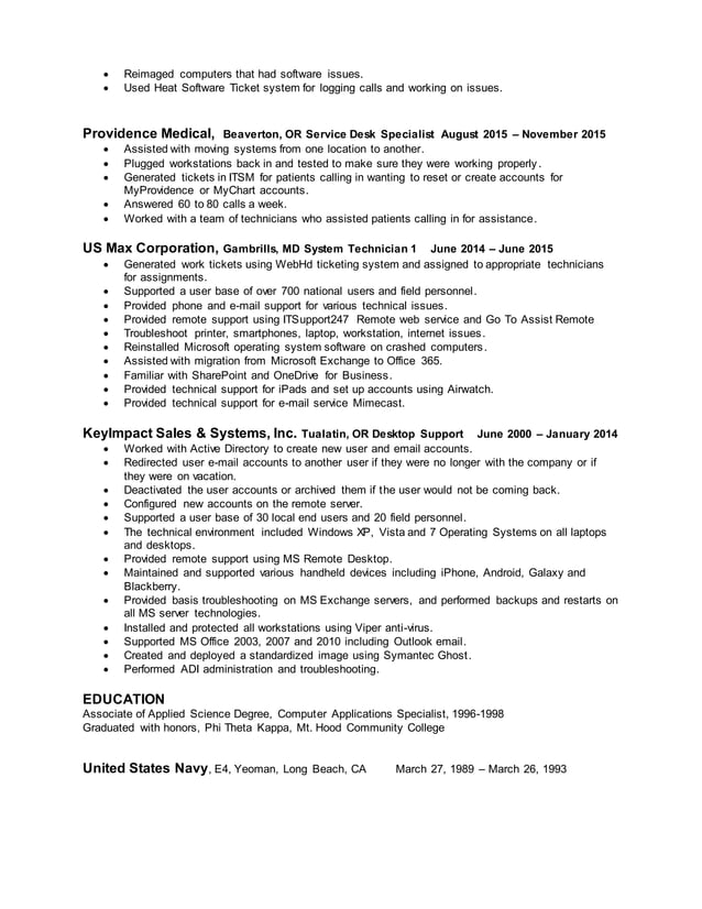 Gerald Shorb Resume-B | PDF