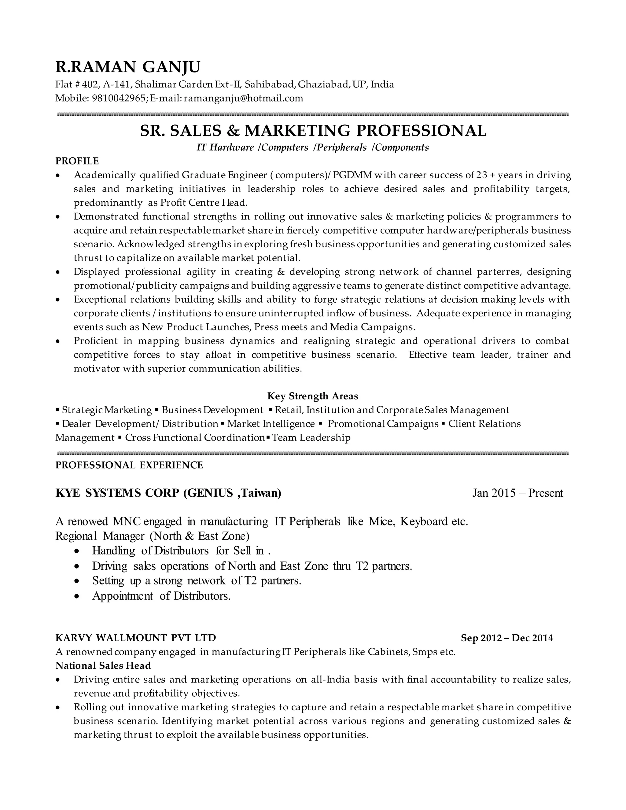 RAMAN GANJU CV1 | DOCX