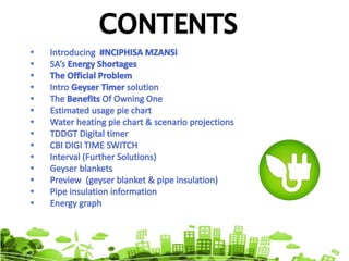 #NCIPHISA Mzansi Campaign | PPTX | Water Services | Home Utilities