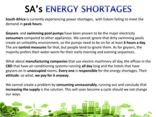 #NCIPHISA Mzansi Campaign | PPTX | Water Services | Home Utilities